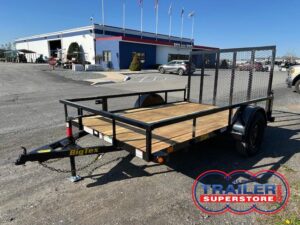 Big Tex 77" x 10 Landscape Utility Trailer - Ramp Gate