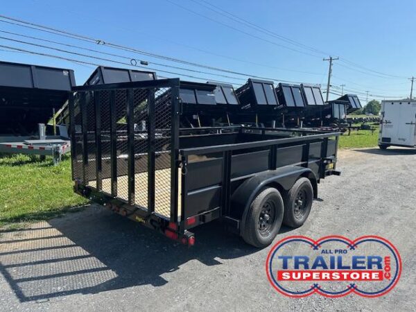 Big Tex 7 x 12 Landscape Utility Trailer - 2' Steel Sides