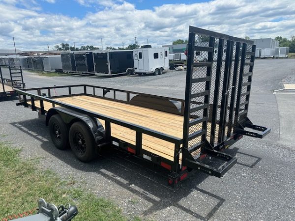 Big Tex 7 x 18 Landscape Utility Trailer - Split Ramp Gate