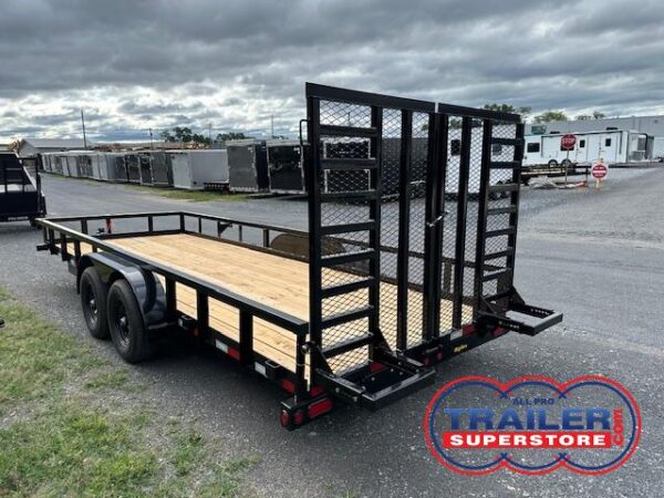 Big Tex 7 x 20 Landscape Utility Trailer - Split Gate