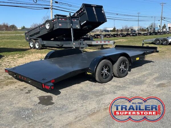 Big Tex 83" x 18' Steel Deck Car Trailer - Aluminum Wheels