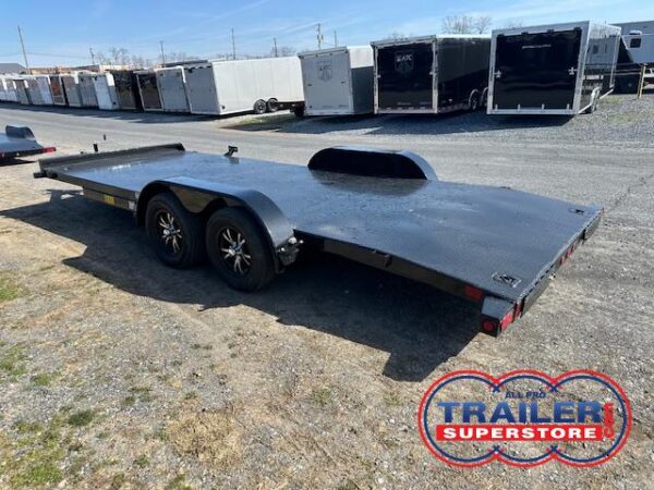 Big Tex 83" x 20 Full Steel Deck Car Trailer - Removable Fenders
