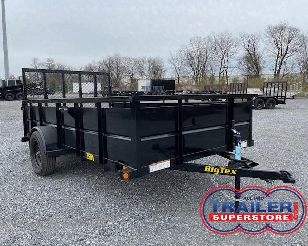 Big Tex 7 x 12 Landscape Utility Trailer - 2' Steel Sides