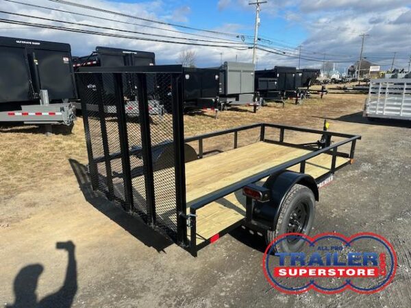 Premier 5x10 Landscape Utility Trailer - Rear Ramp Gate