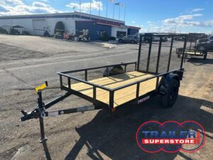 Premier 5x10 Landscape Utility Trailer - Rear Ramp Gate