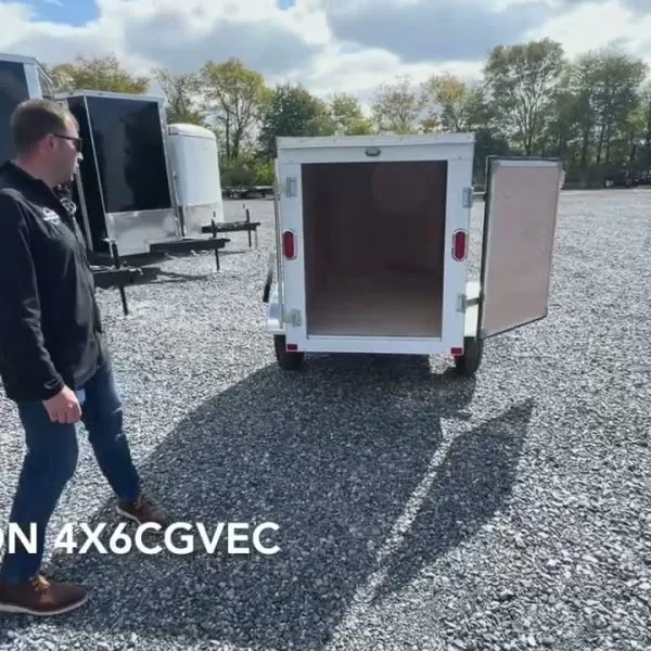 Carry-On 4 x 6 Enclosed Cargo Trailer - Luggage Trailer