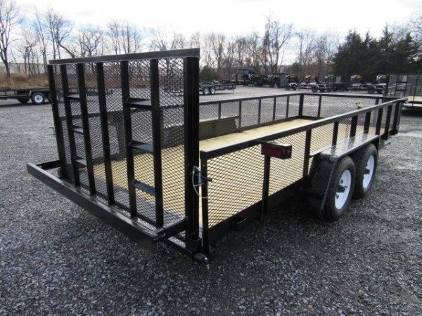 Premier 7 x 18 Landscape Utility Trailer I HD Ramp Gate