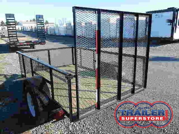 Carry-On 5x8 Landscape Utility Trailer - 3K High Mesh Side