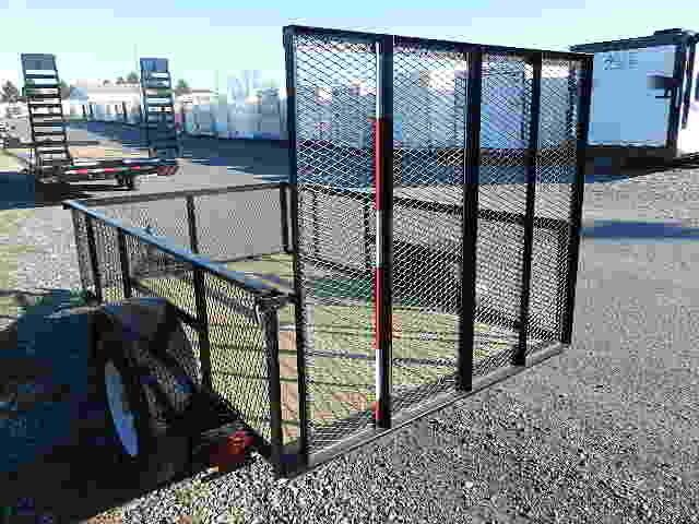 Carry-On 5x8 Landscape Utility Trailer - 3K High Mesh Side