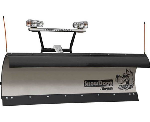 SnowDogg HD/EX 8' 5" Stainless Steel Snow Plow #EX85