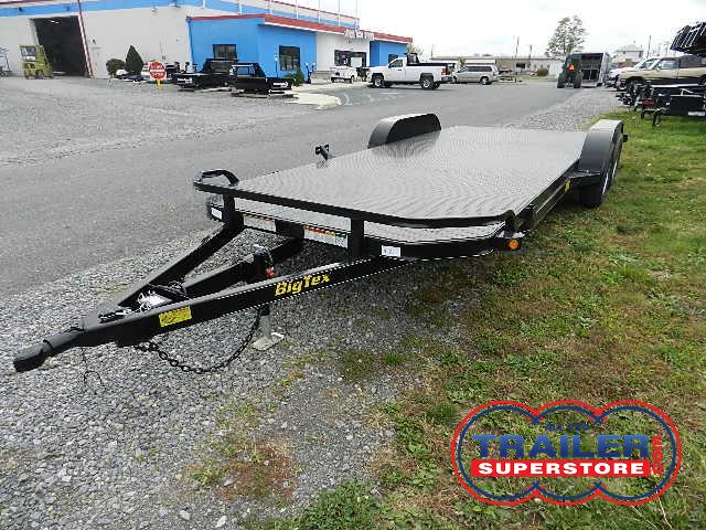 Big Tex 83" x 20 Full Steel Deck Car Trailer - Removable Fenders