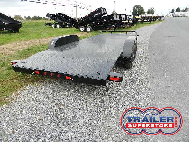 Big Tex 83" x 20 Full Steel Deck Car Trailer - Removable Fenders