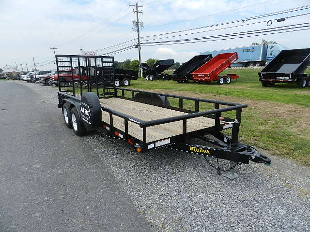 Big Tex 6.9 x 18 Landscape Utility Trailer - Split Ramp Gate