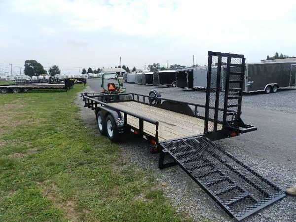 Big Tex 6.9 x 18 Landscape Utility Trailer - Split Ramp Gate