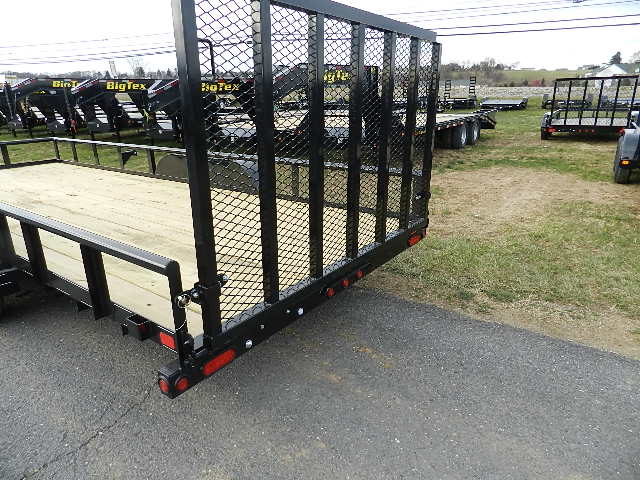 Big Tex 6.9 x 20 Landscape Utility Trailer - Ramp Gate