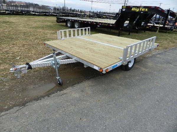 Cargo Pro 8 x 9 Aluminum ATV Trailer - 4' Aluminum Ramps