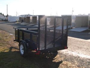 Big Tex 5x8 Landscape Utility Trailer | 2' Solid Sides