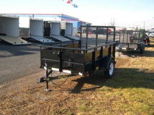 Big Tex 5x8 Landscape Utility Trailer | 2' Solid Sides