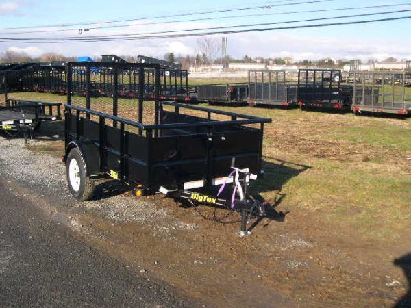 Big Tex 5x8 Landscape Utility Trailer | 2' Solid Sides