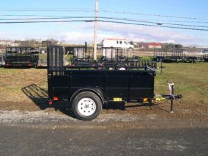 Big Tex 5x8 Landscape Utility Trailer | 2' Solid Sides