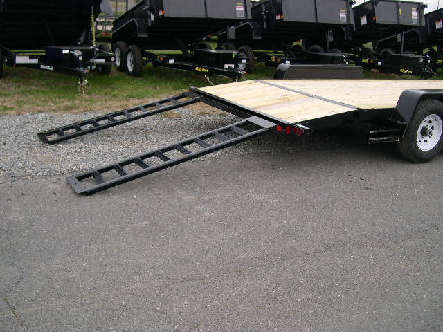Car Mate 8 x 18 Car Trailer - 10K Slide In Ramps