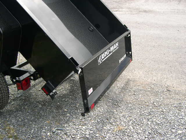 BWise 5 x 8 Single Axle Dump Trailer - 3K Spreader Gate