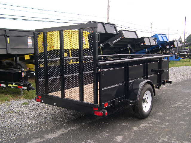 Big Tex 5x10 Landscape Utility Trailer | 24" Steel Sides