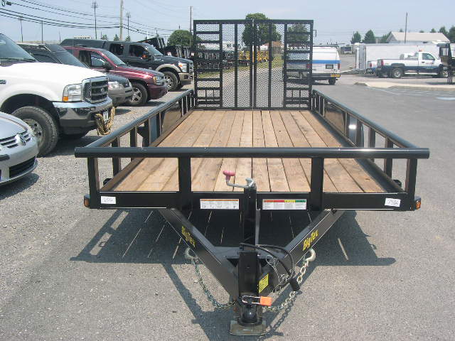 Big Tex 7 x 20 Landscape Utility Trailer - Split Gate