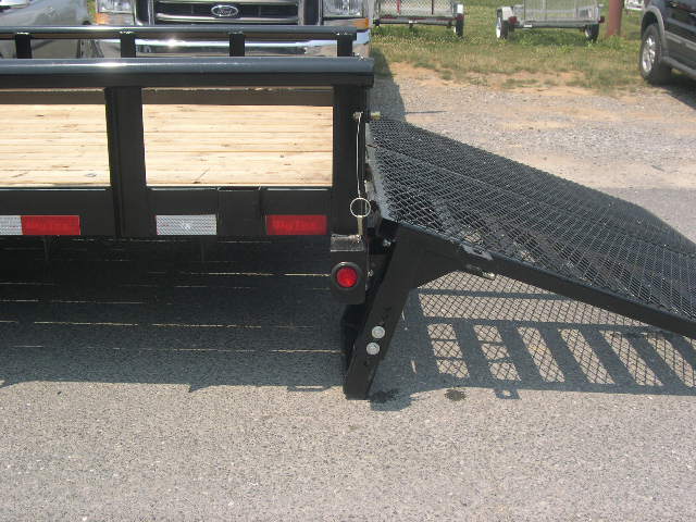 Big Tex 7 x 20 Landscape Utility Trailer - Split Gate