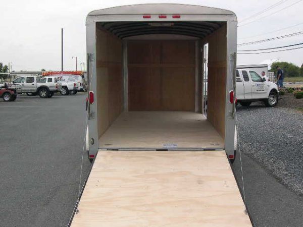 Carry-On 7 x 14 Enclosed Cargo Trailer - Rear Ramp Door