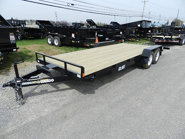 Car Mate 6.8 x 20 Car Trailer - 7K with Slide In Ramps Car Mate 6.8 x 20 Car Trailer - 7K with Slide In Ramps