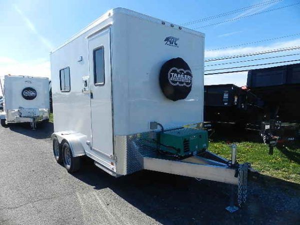 ATC 7 x 12 Enclosed Aluminum Fiber Optic Splicing Trailer
