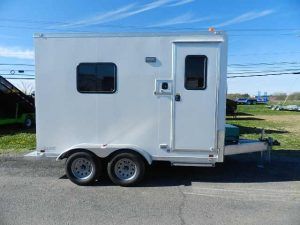 ATC 7 x 12 Enclosed Aluminum Fiber Optic Splicing Trailer