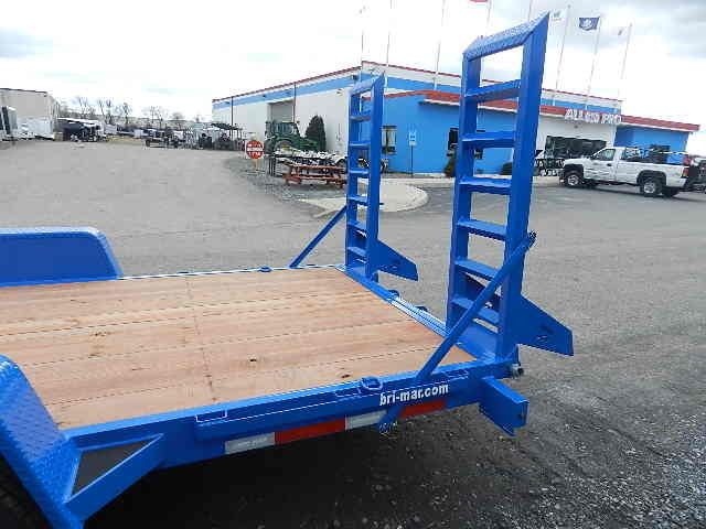 BWise 7 x 20 Heavy Duty Equipment Trailer - Ladder Ramps