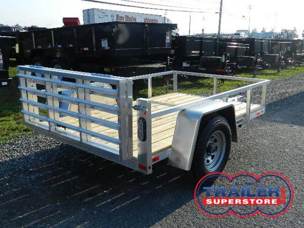 Sport Haven 5×8 Aluminum Utility Trailer - Bi-Fold Ramp Gate