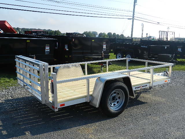 Sport Haven 5x10 Aluminum Utility Trailer - Bi-Fold Ramp Gate