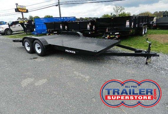 Premier 8 x 18 Open Car Hauler Trailer With 10K GVW