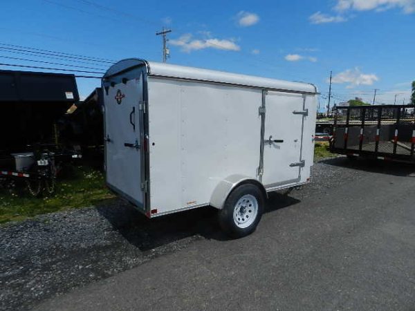 Carry-On 5 x 10 Enclosed Trailer - Rear Ramp Door