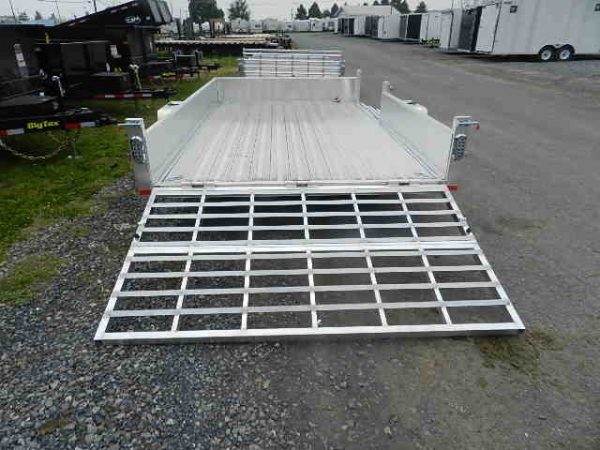 Sport Haven 7×12 Utility Trailer - Side ATV Ramp
