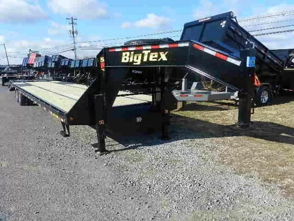 Big Tex 8.5 x 40 Heavy Duty Gooseneck Equipment Trailer - Mega Ramps