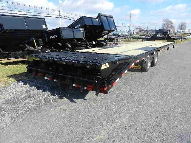 Big Tex 8.5 x 40 Heavy Duty Gooseneck Equipment Trailer - Mega Ramps