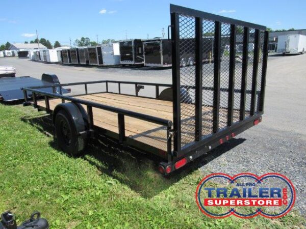 Big Tex 7 x 14 Landscape Utility Trailer - Rear Ramp Gate