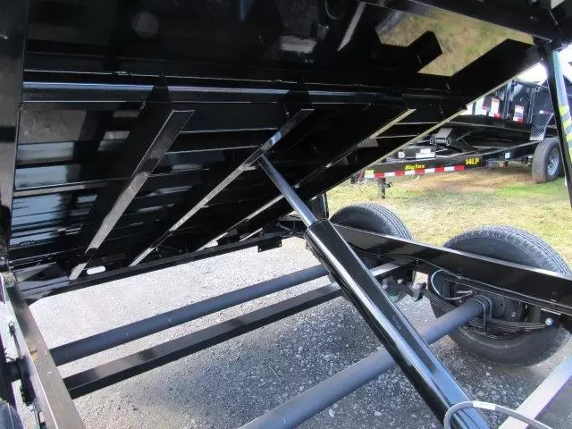 BWise 6 x 12 High Side Dump Trailer - Slide Out Ramps