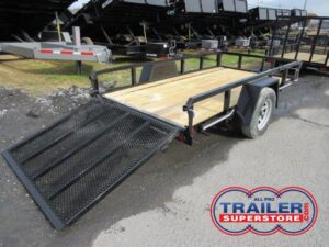 Cam Superline 5x10 Landscape Utility Trailer - Rear Gate