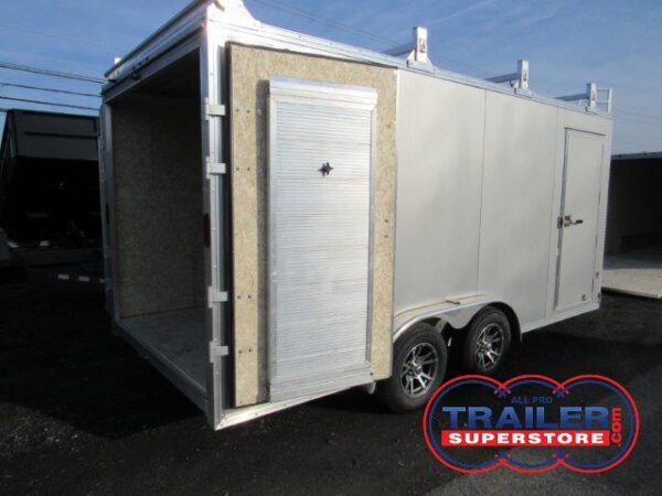 Cargo Pro 7.5 x 16 Aluminum Enclosed Contractor Trailer