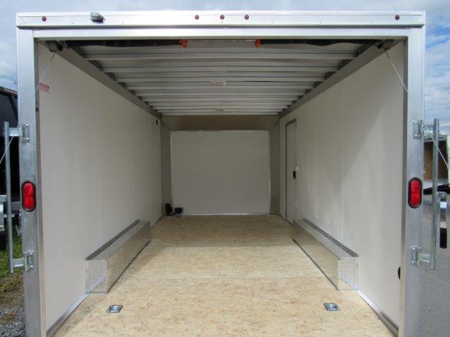 Cargo Pro 8.5 x 16 Aluminum Enclosed Car Trailer - Ramp Door