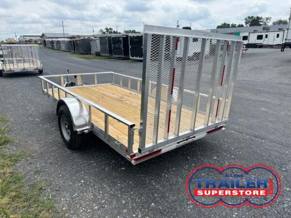 Carry-On 6 x 12 Aluminum Landscape Utility Trailer - Mesh Gate
