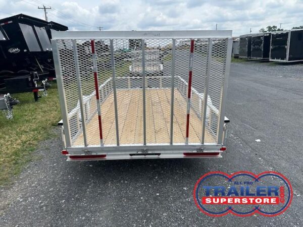 Carry-On 6 x 12 Aluminum Landscape Utility Trailer - Mesh Gate