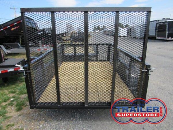 Carry-On 5x8 Landscape Utility Trailer - 3K High Mesh Side