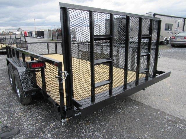 Premier 7 x 16 Landscape Utility Trailer I HD Ramp Gate